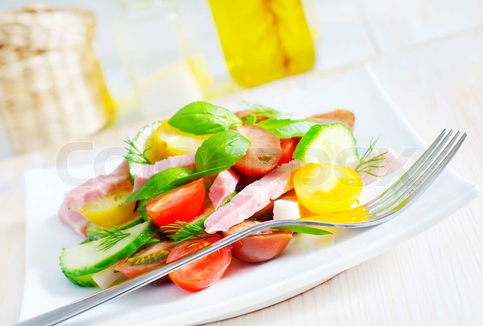 fresh salad | Stock image | Colourbox