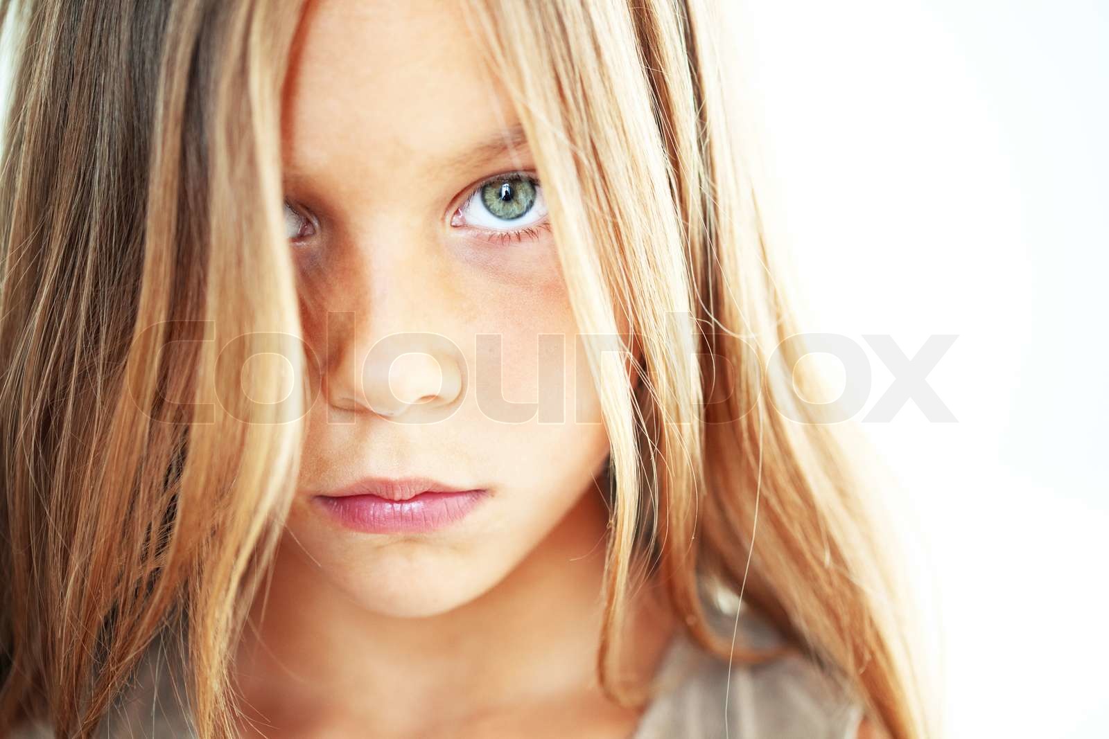 Sad child | Stock image | Colourbox