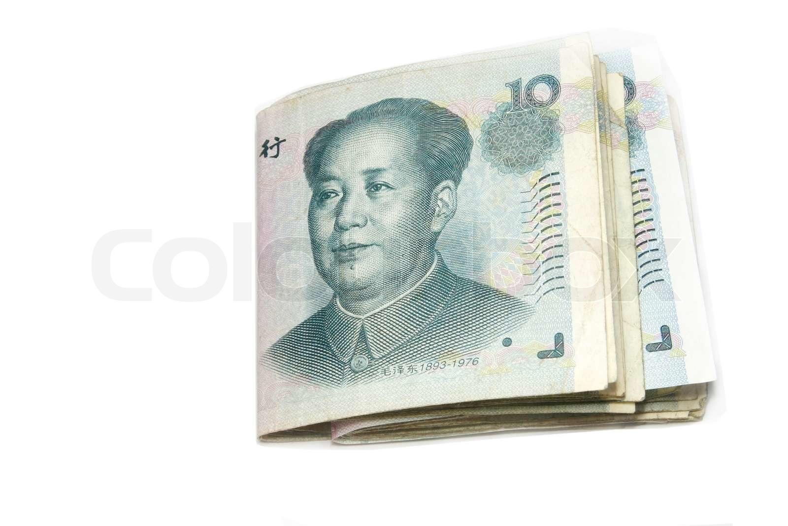10 Yuan bills, China money | Stock image | Colourbox