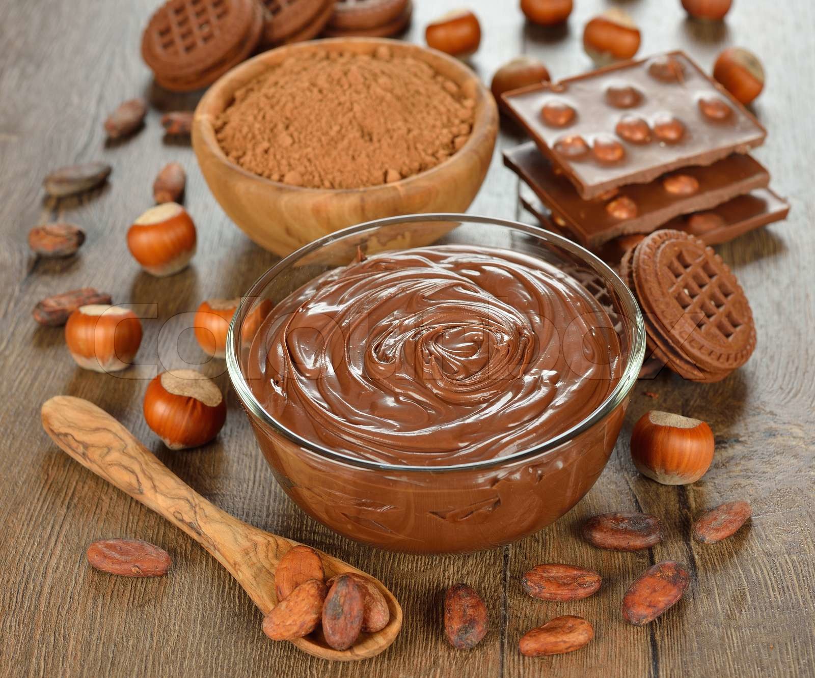 Chocolate Paste Stock Image Colourbox