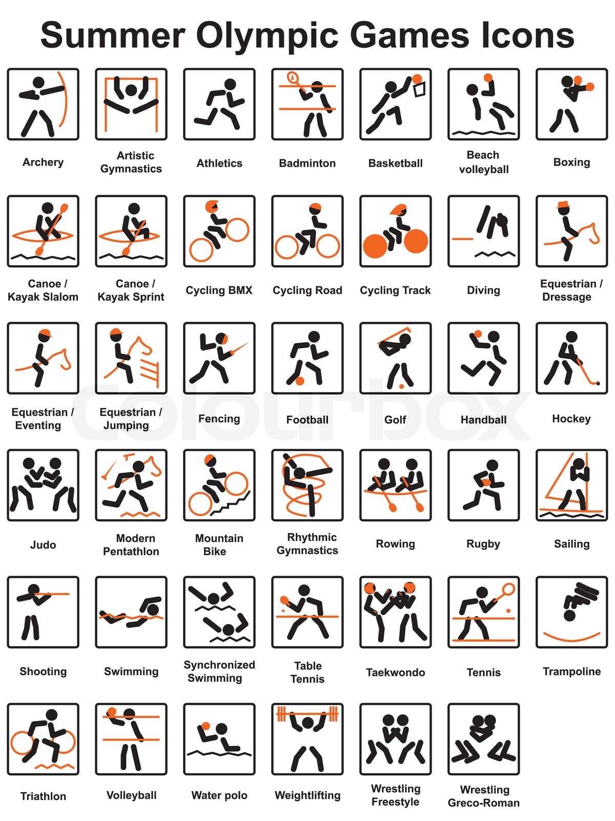 Olympic Sports Icons