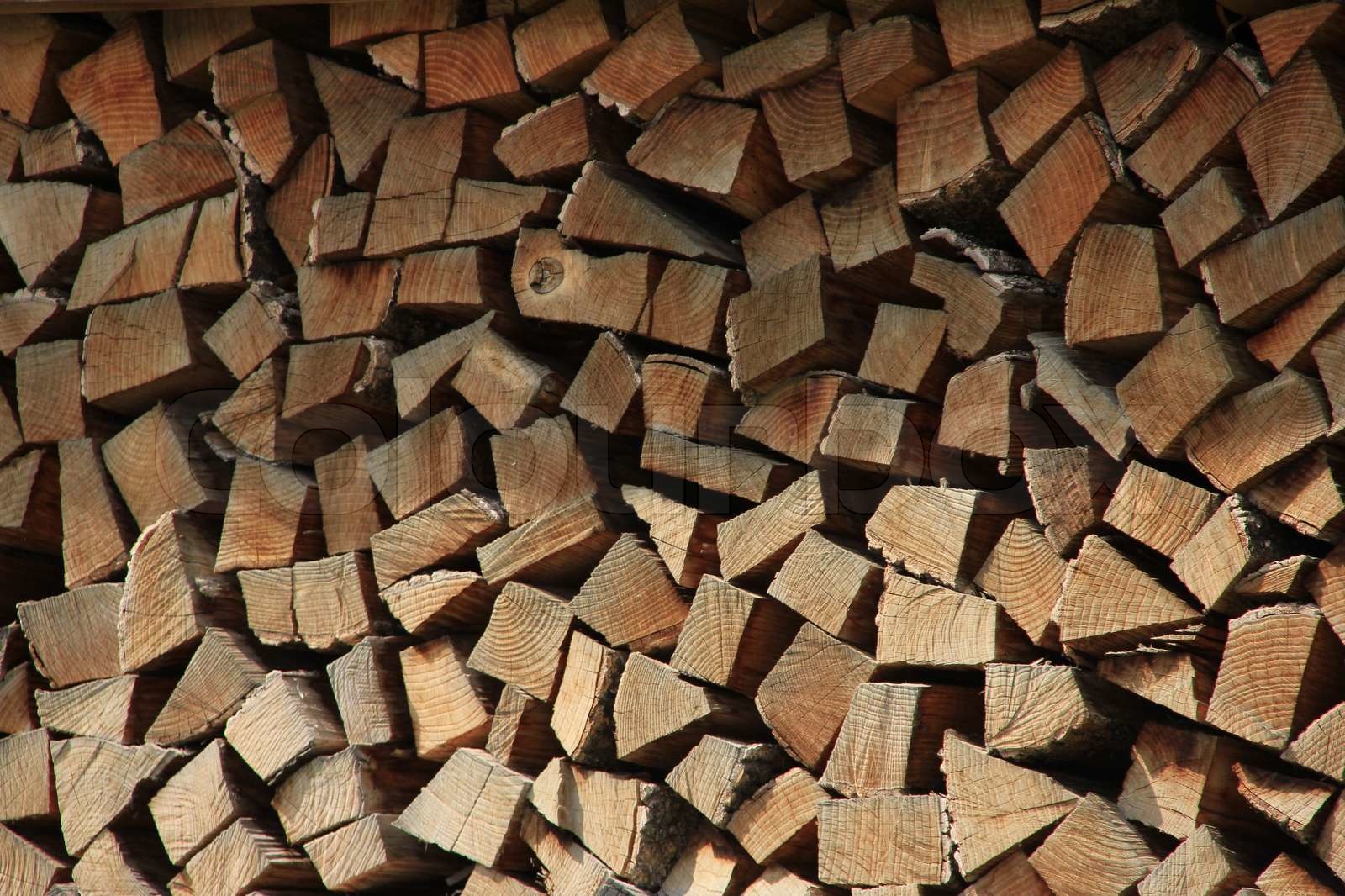 Holz-Block. | Stock Bild | Colourbox