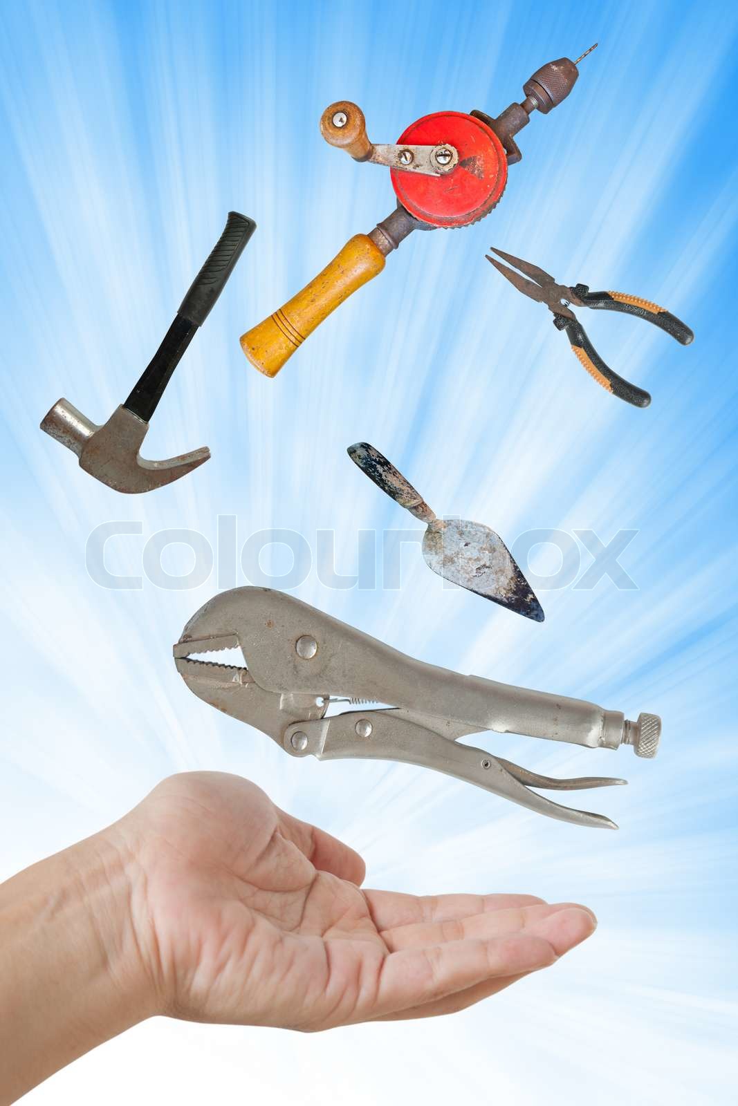 tools on hand | Stock image | Colourbox