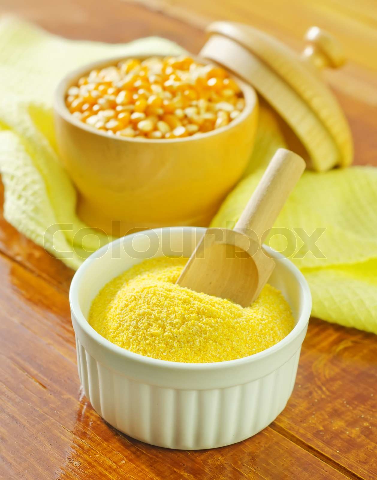 raw polenta | Stock image | Colourbox