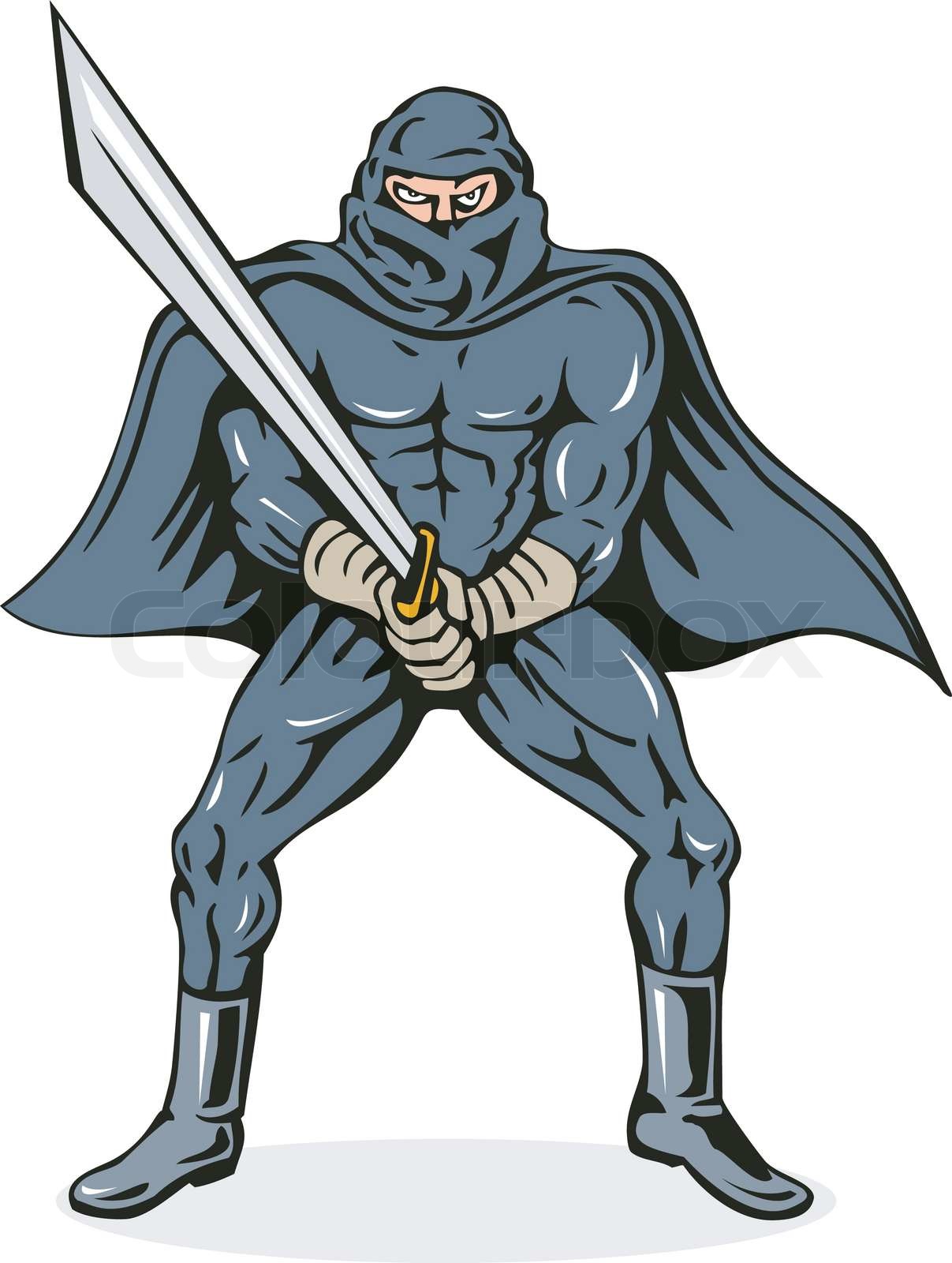 Ninja with Sword | Stock vector | Colourbox
