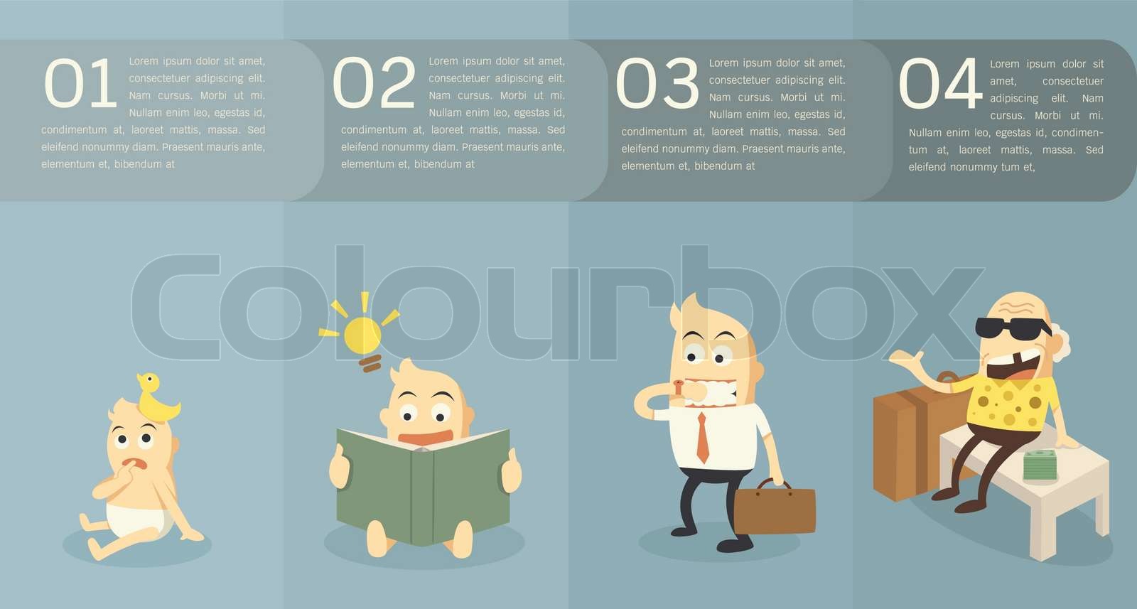 Evolution Stock Vector Colourbox