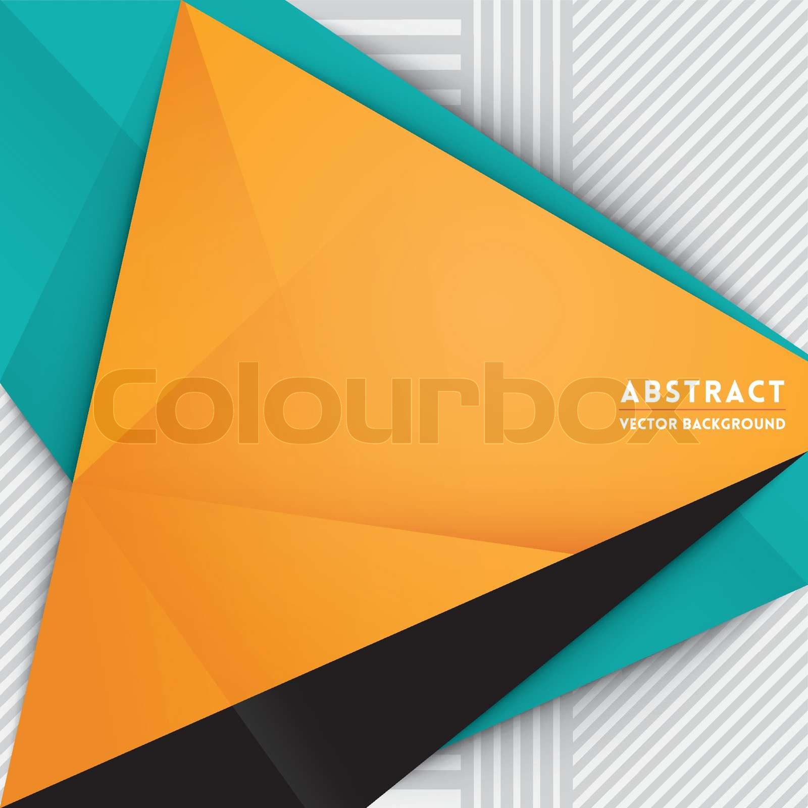 Abstract Triangle Shape Background | Stock vector | Colourbox