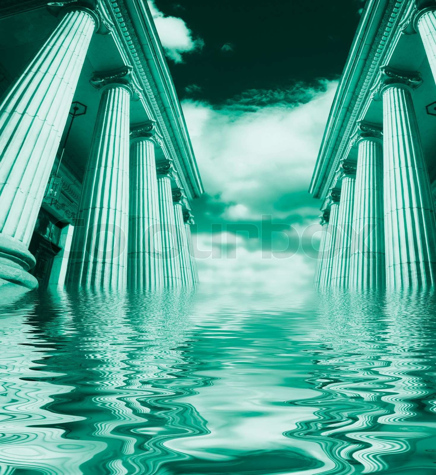 Greek pillars | Stock image | Colourbox