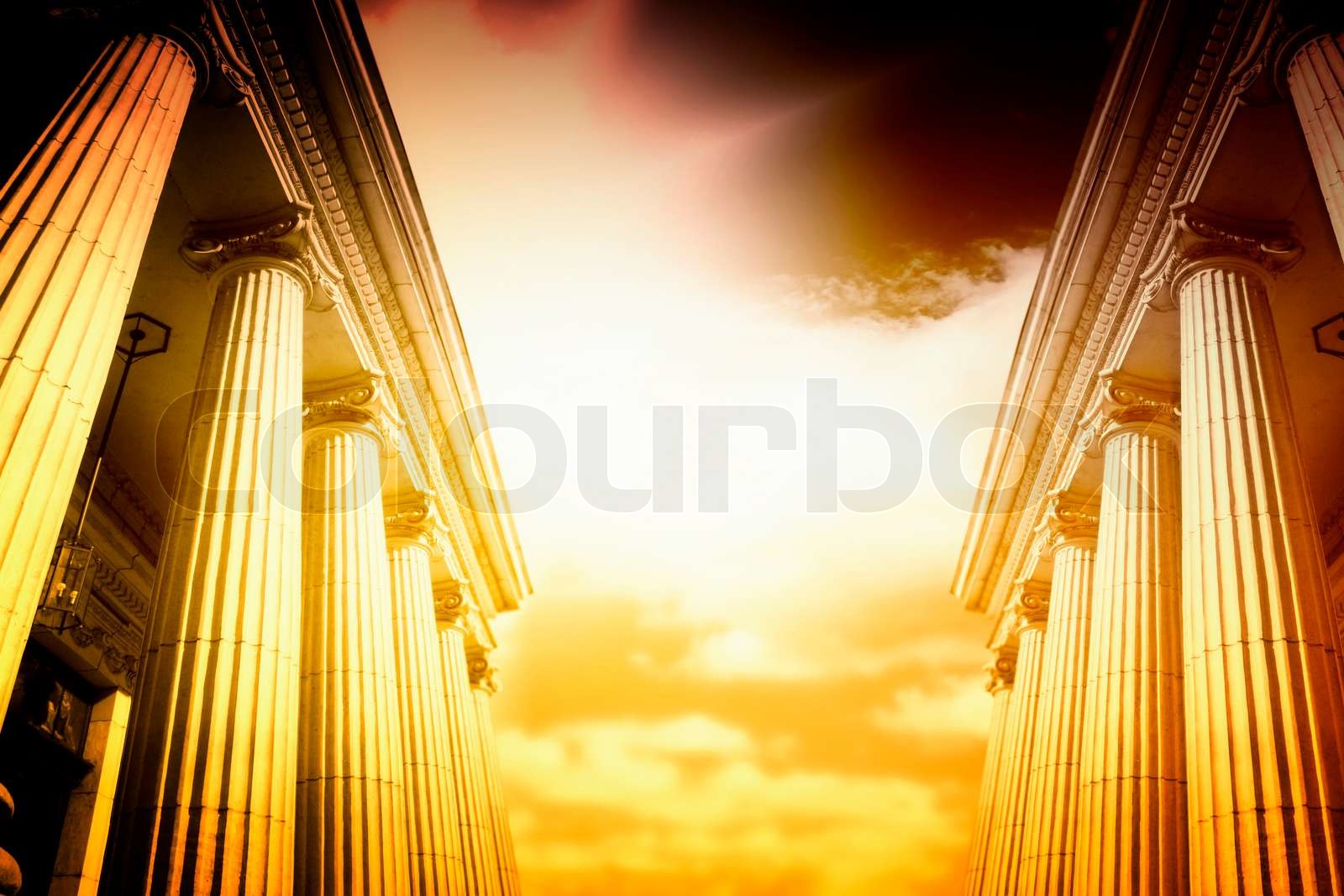 Greek pillars | Stock image | Colourbox