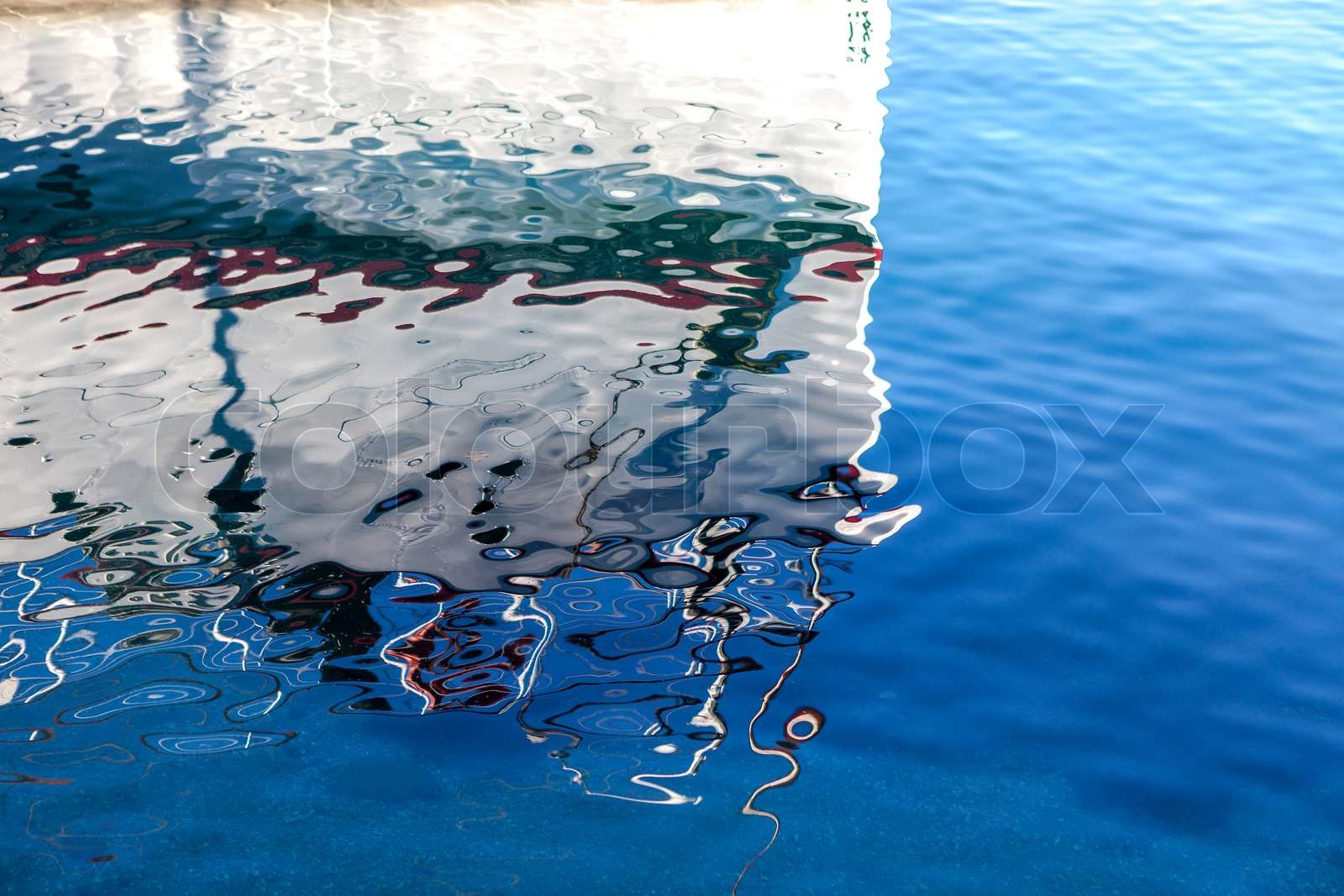 Water Reflexion Stock Image Colourbox