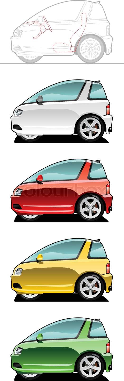 Ultra light vehicle | Stock vector | Colourbox