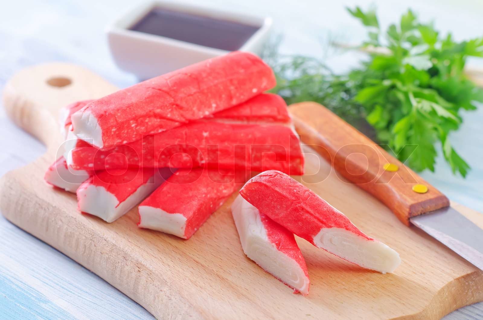 crab sticks | Stock image | Colourbox