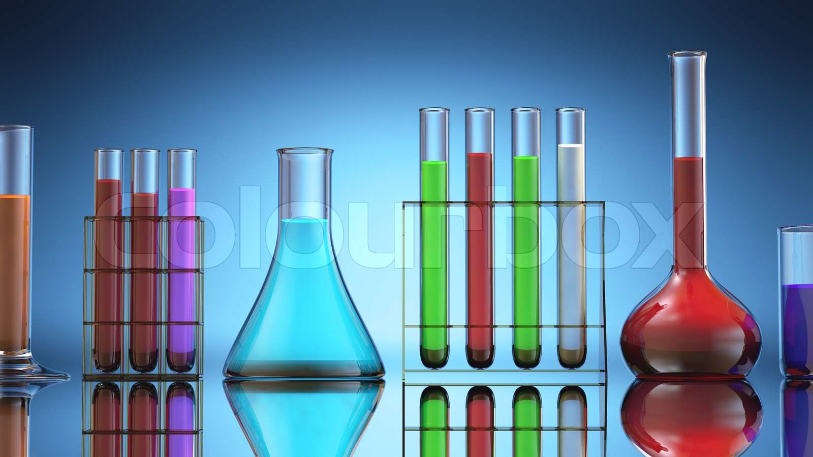 Laboratory Tubes | Stock image | Colourbox