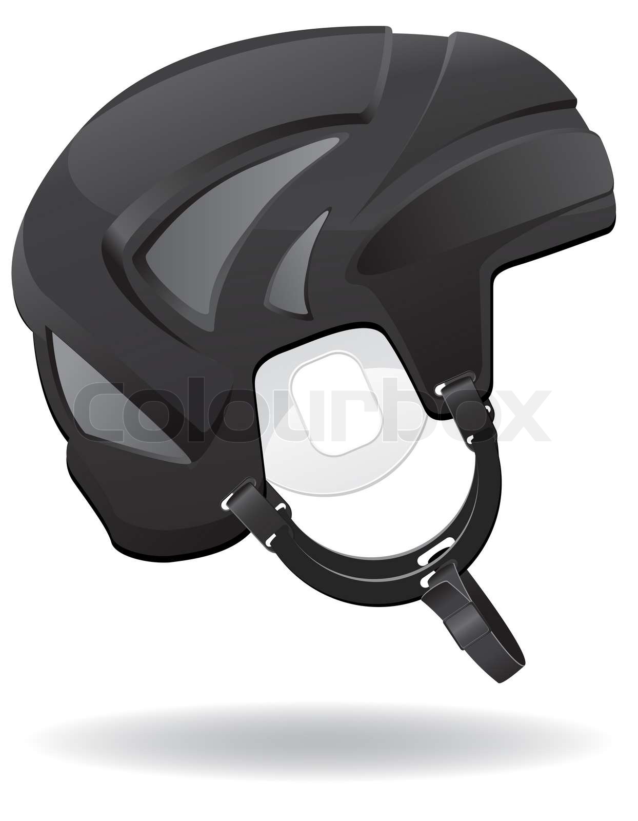 Eishockey-Helm Illustration | Stock Bild | Colourbox