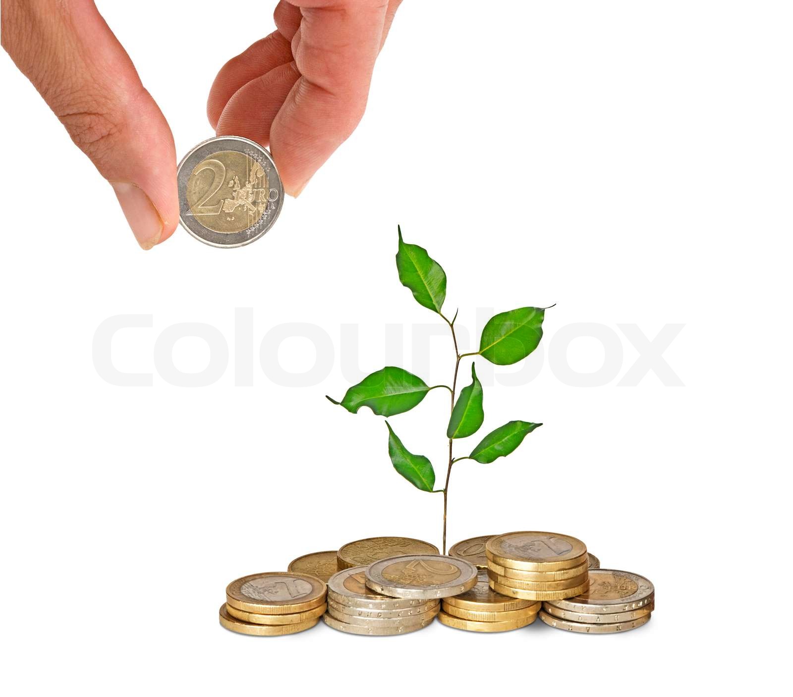 Investieren in Green Business | Stock Bild | Colourbox