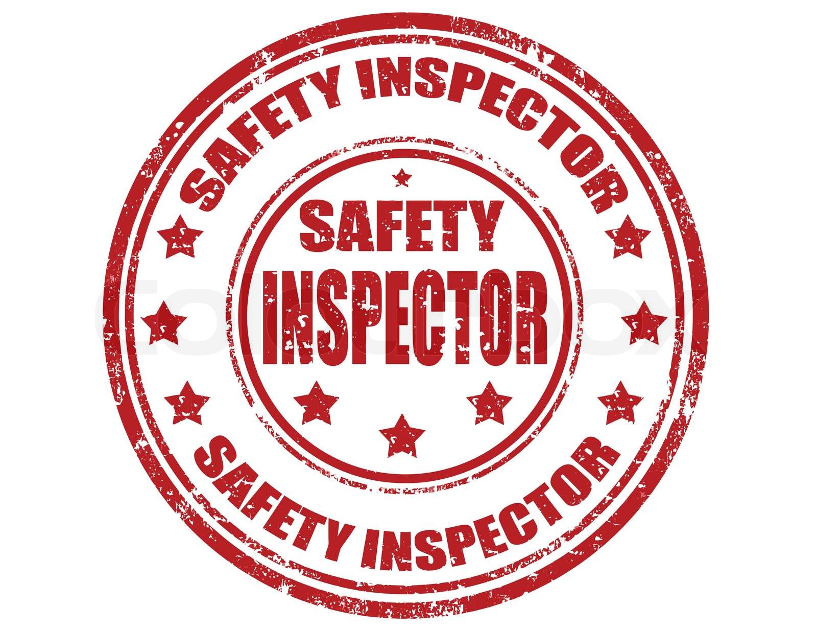 Safety Inspector stamp Stock Vector Colourbox Safety Inspector stamp Stock Vector Colourbox