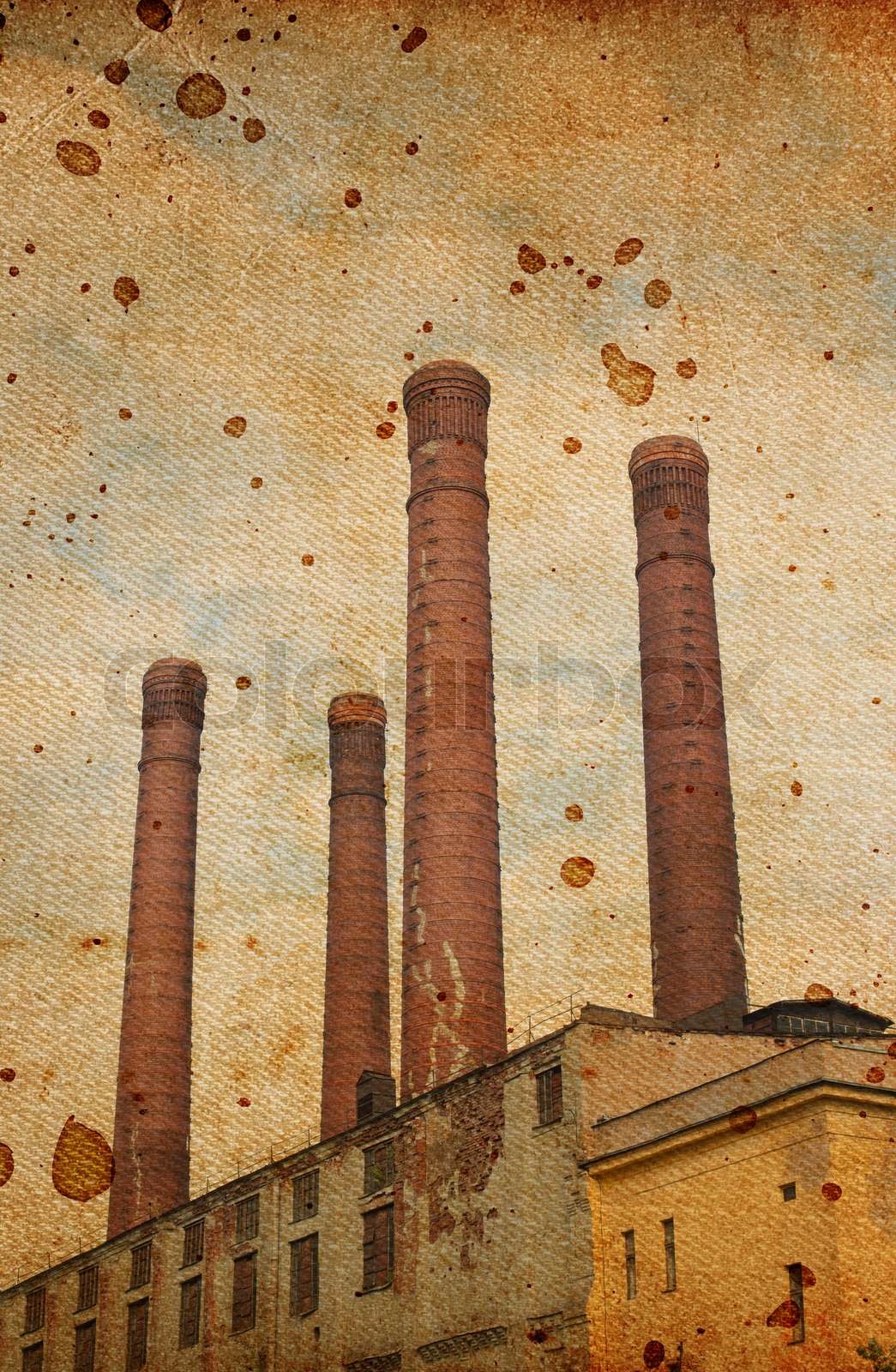 alten Fabrik | Stock Bild | Colourbox