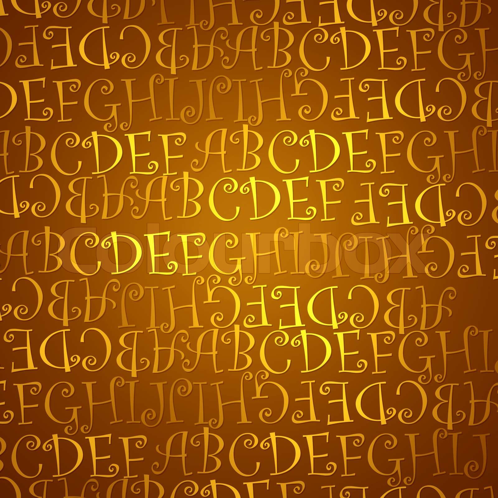 Abstract text,2D computer art | Stock image | Colourbox