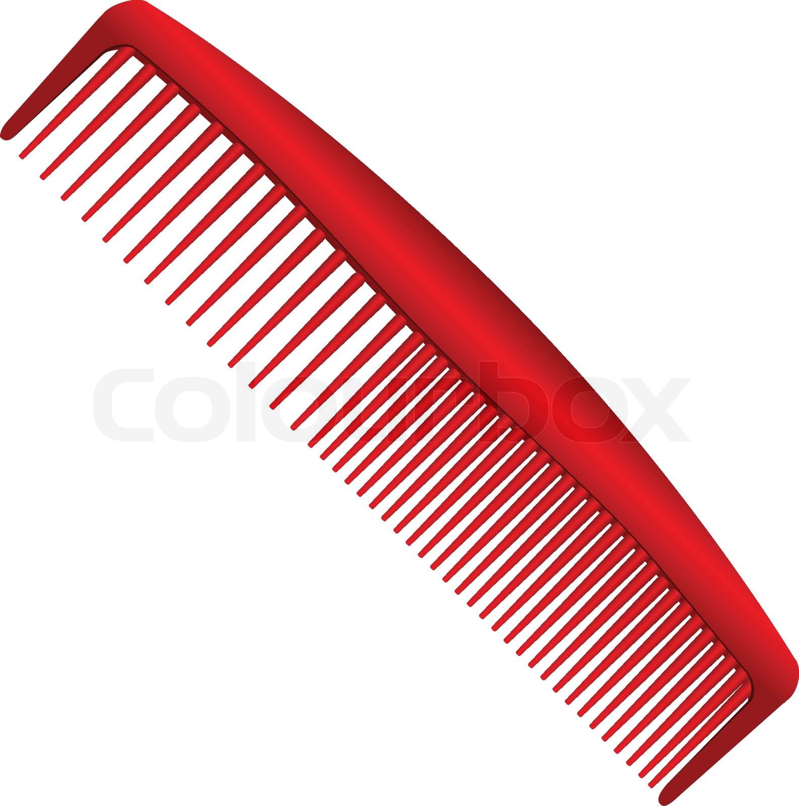 Männer roten Kamm | Stock-Vektor | Colourbox