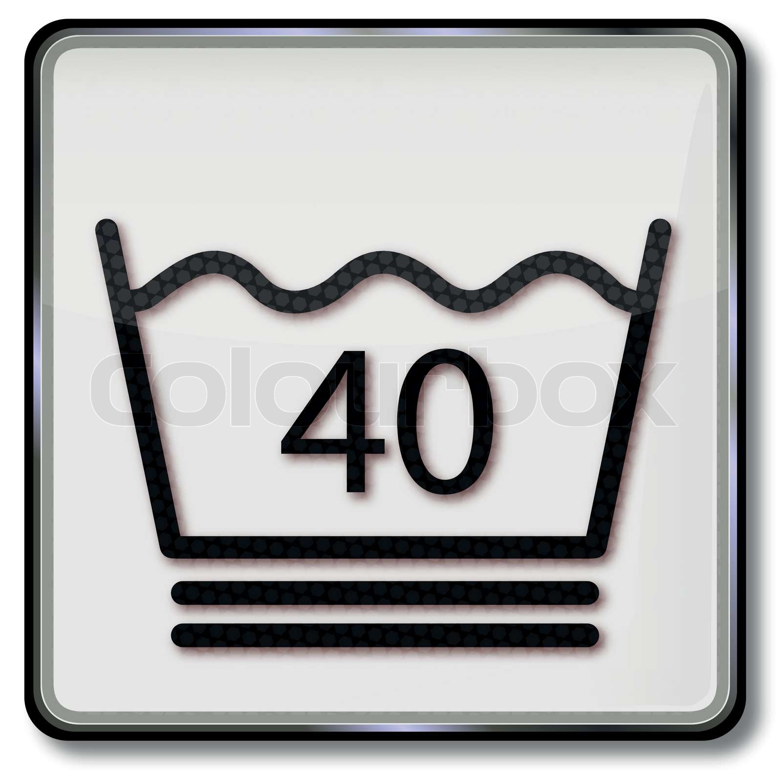 Wäscheschild waschen bei 40 °C , sehr schonend für Wolle waschen und ...