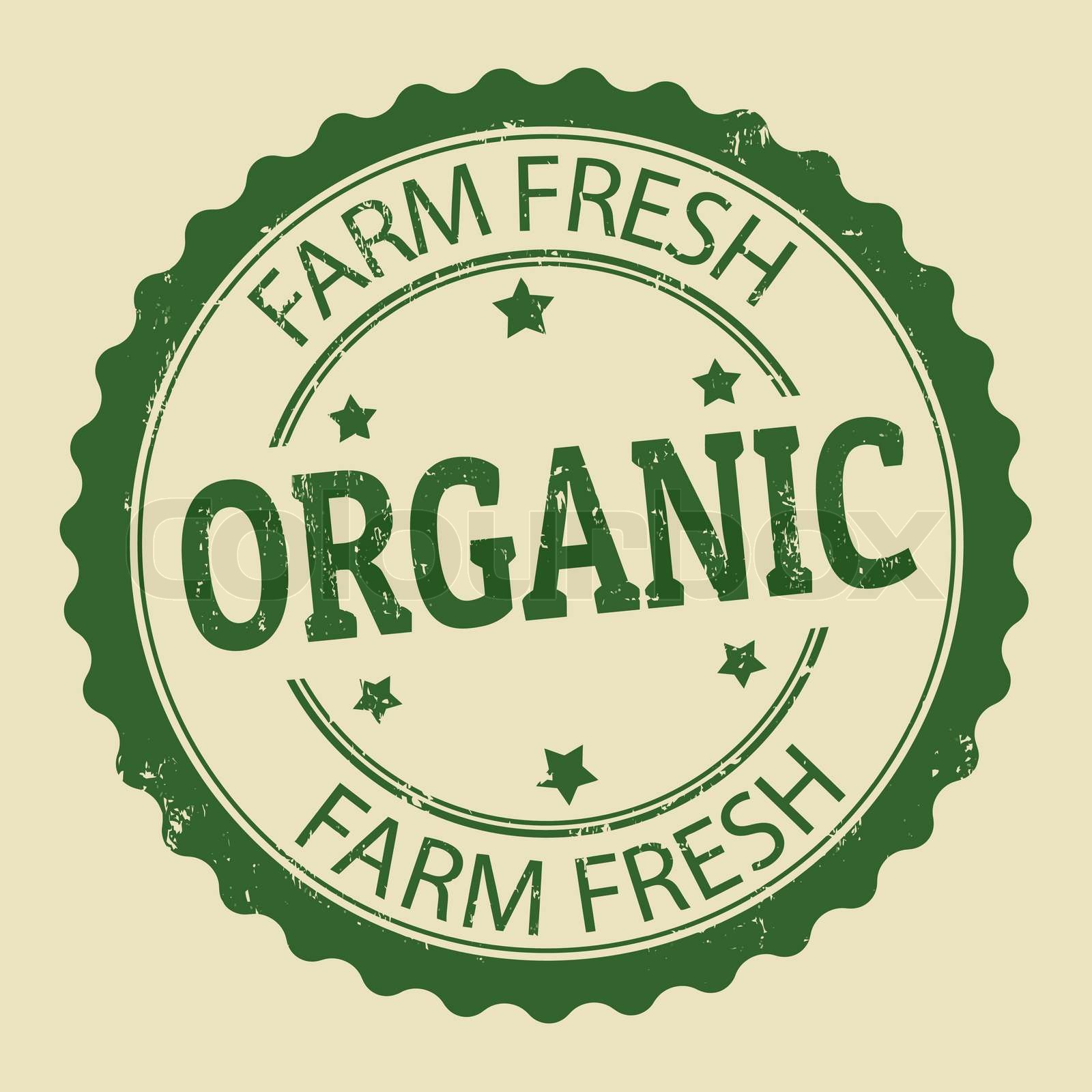 Organic stamp | Stock vector | Colourbox