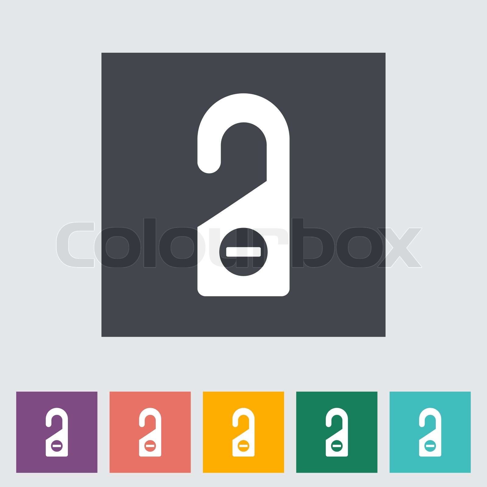 Door tag | Stock vector | Colourbox