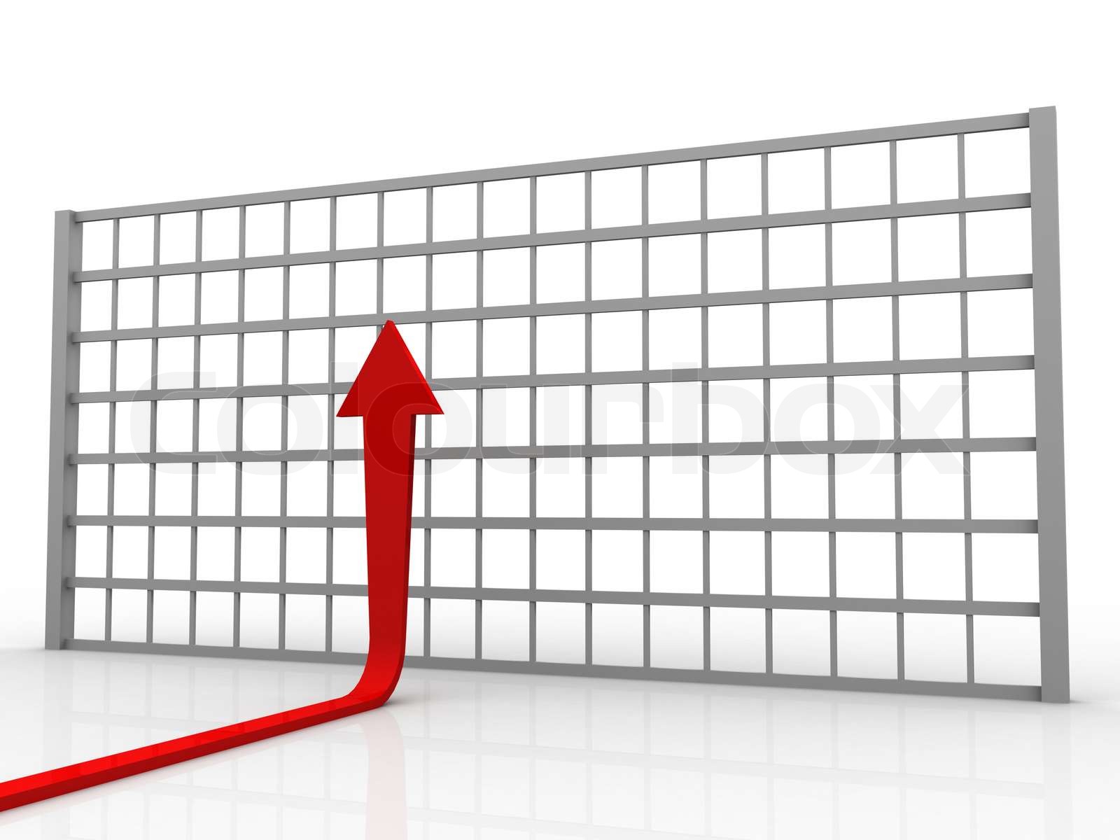 Arrow Graph | Stock image | Colourbox