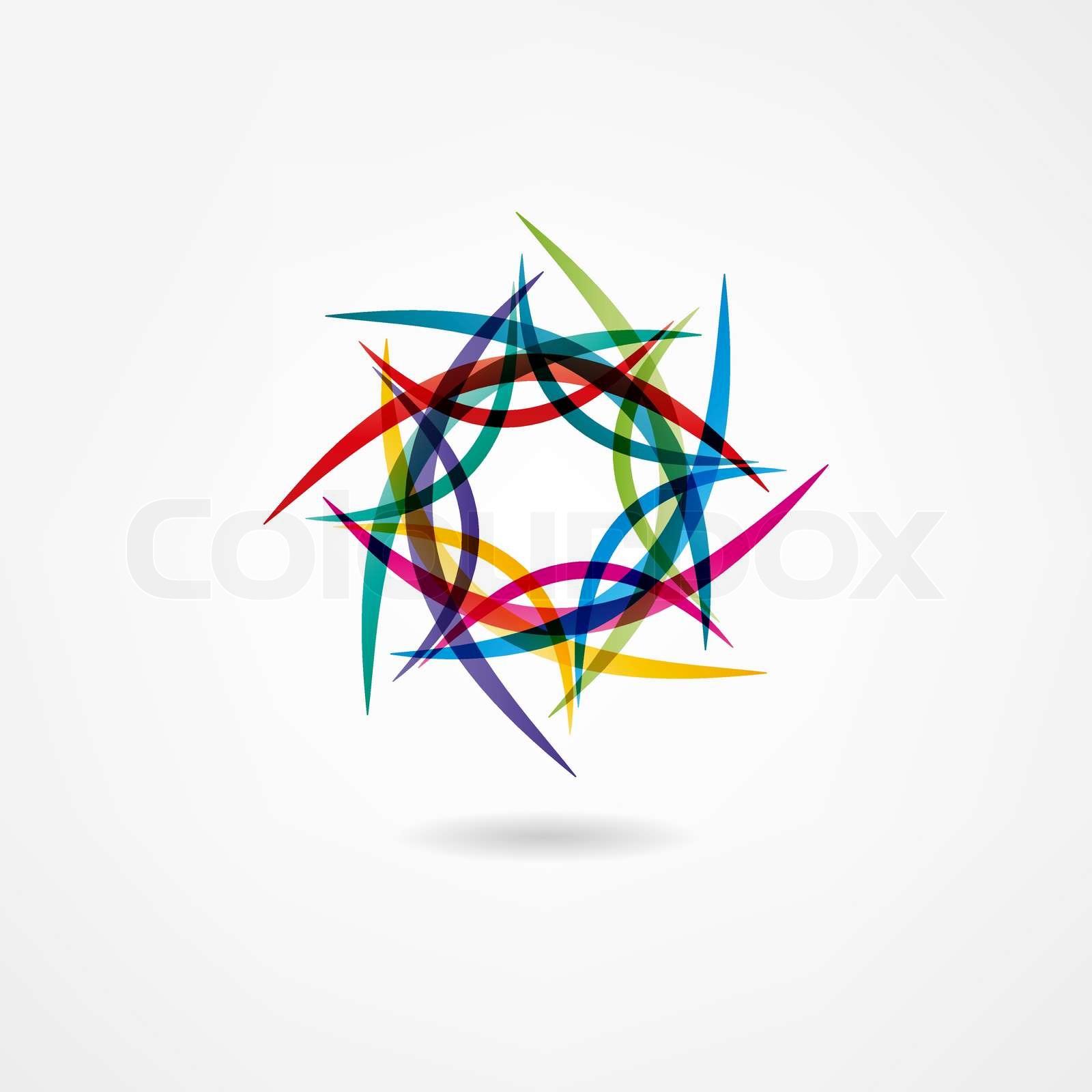 abstract icon | Stock vector | Colourbox