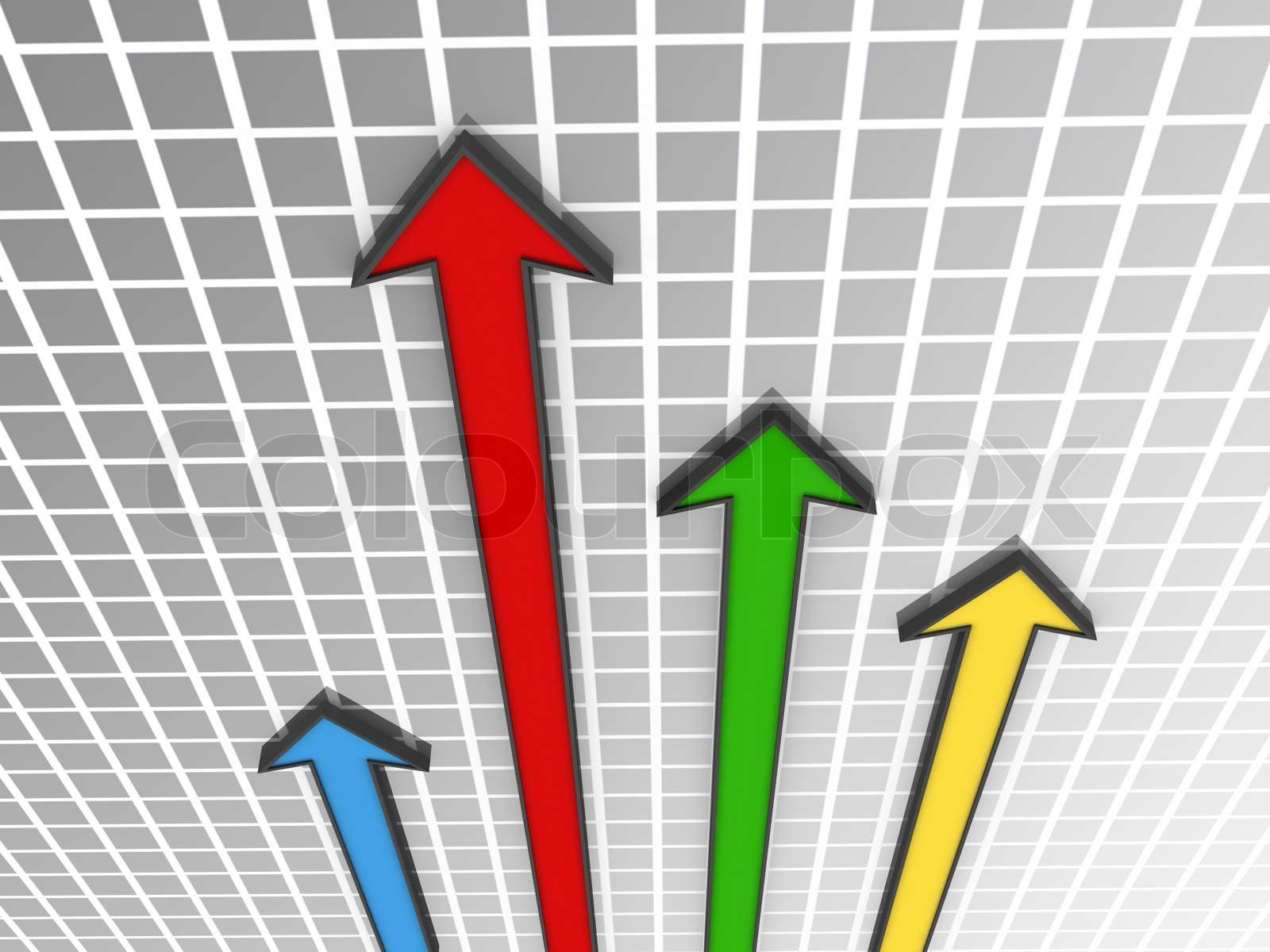 Arrow Graph | Stock image | Colourbox
