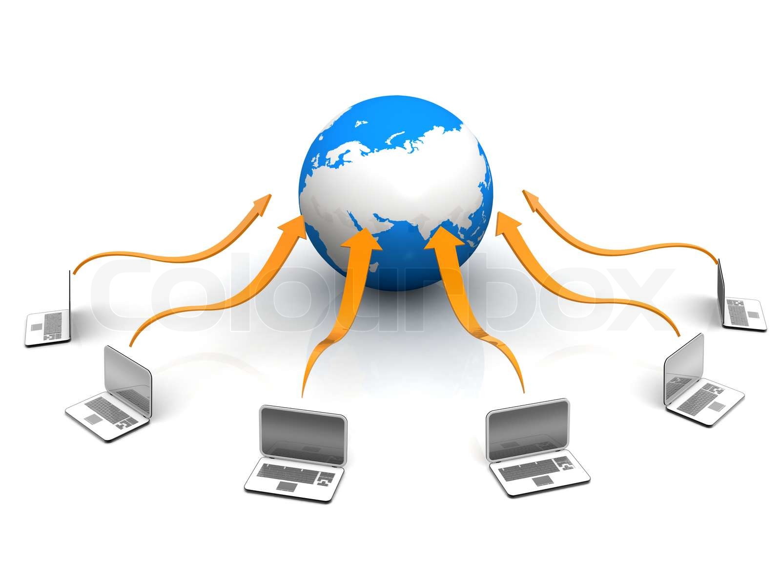 Global network the Internet | Stock image | Colourbox