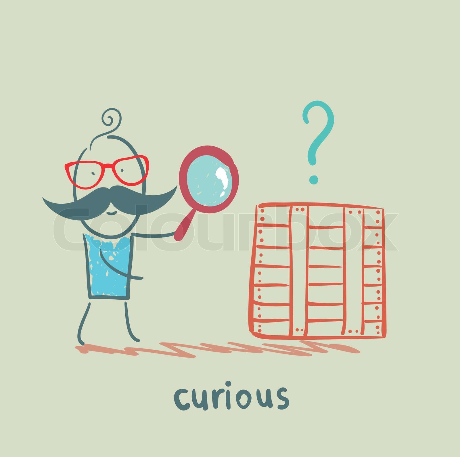 curious | Stock vector | Colourbox