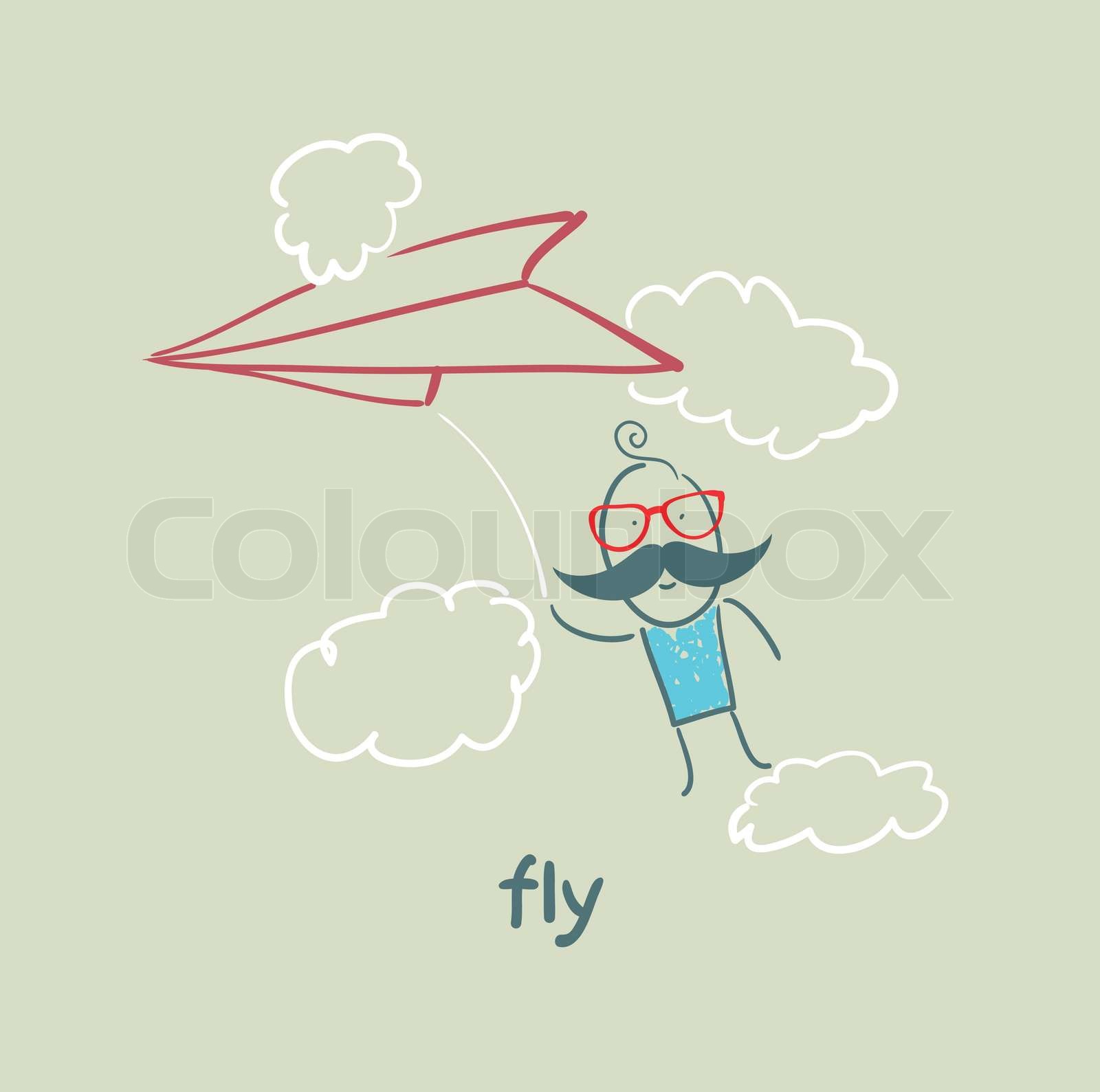 fly | Stock vector | Colourbox