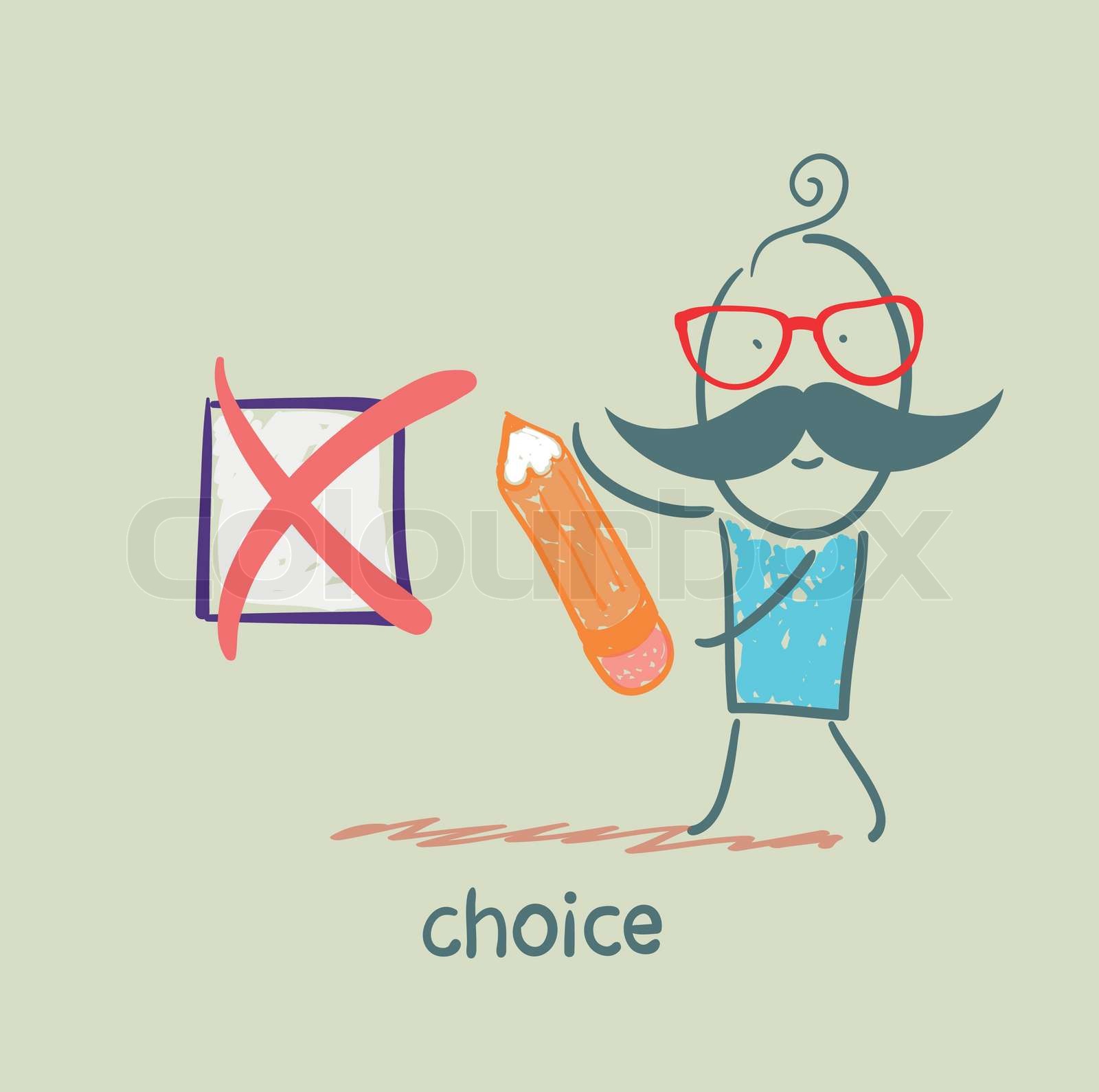 choice | Stock vector | Colourbox