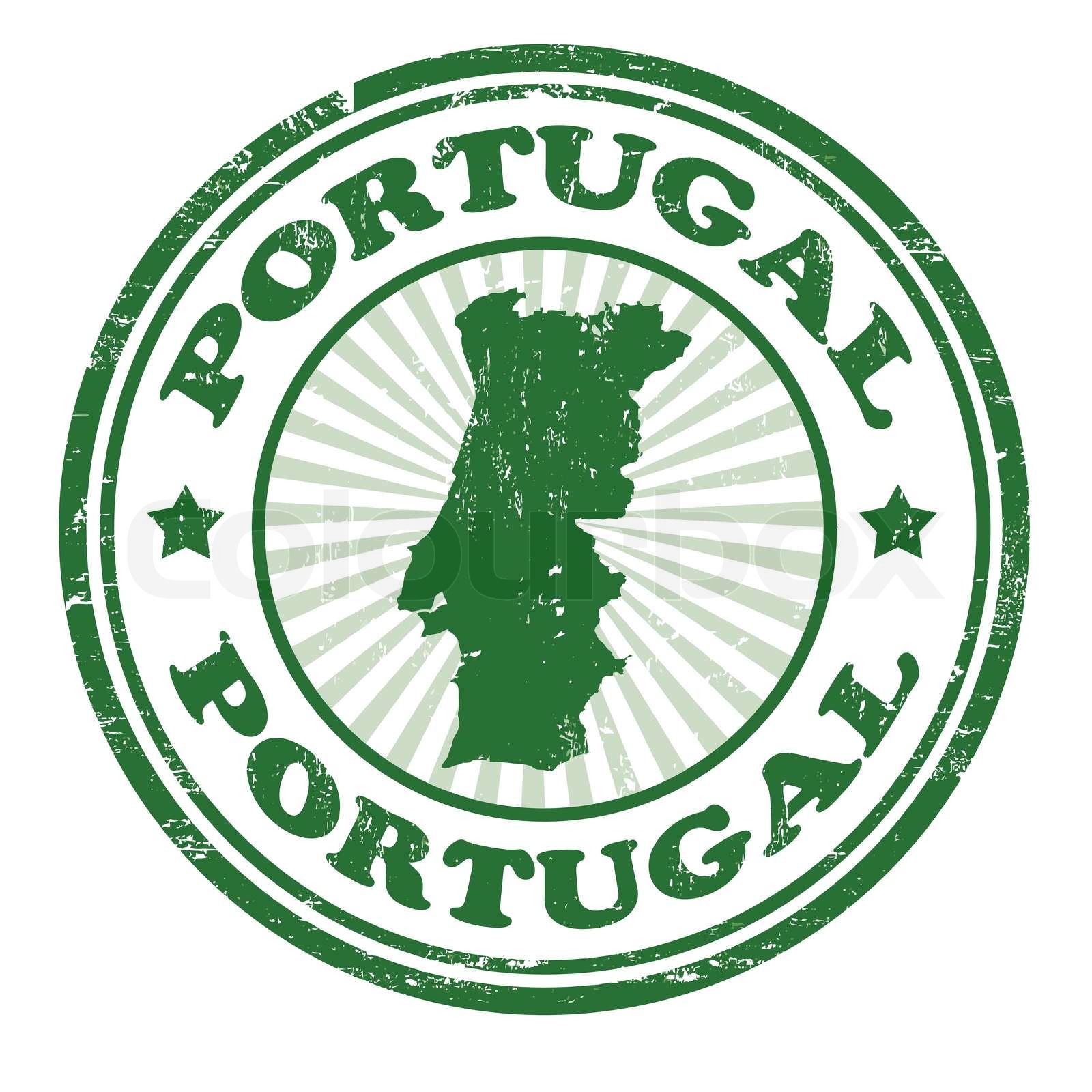 Portugal stamp | Stock vector | Colourbox
