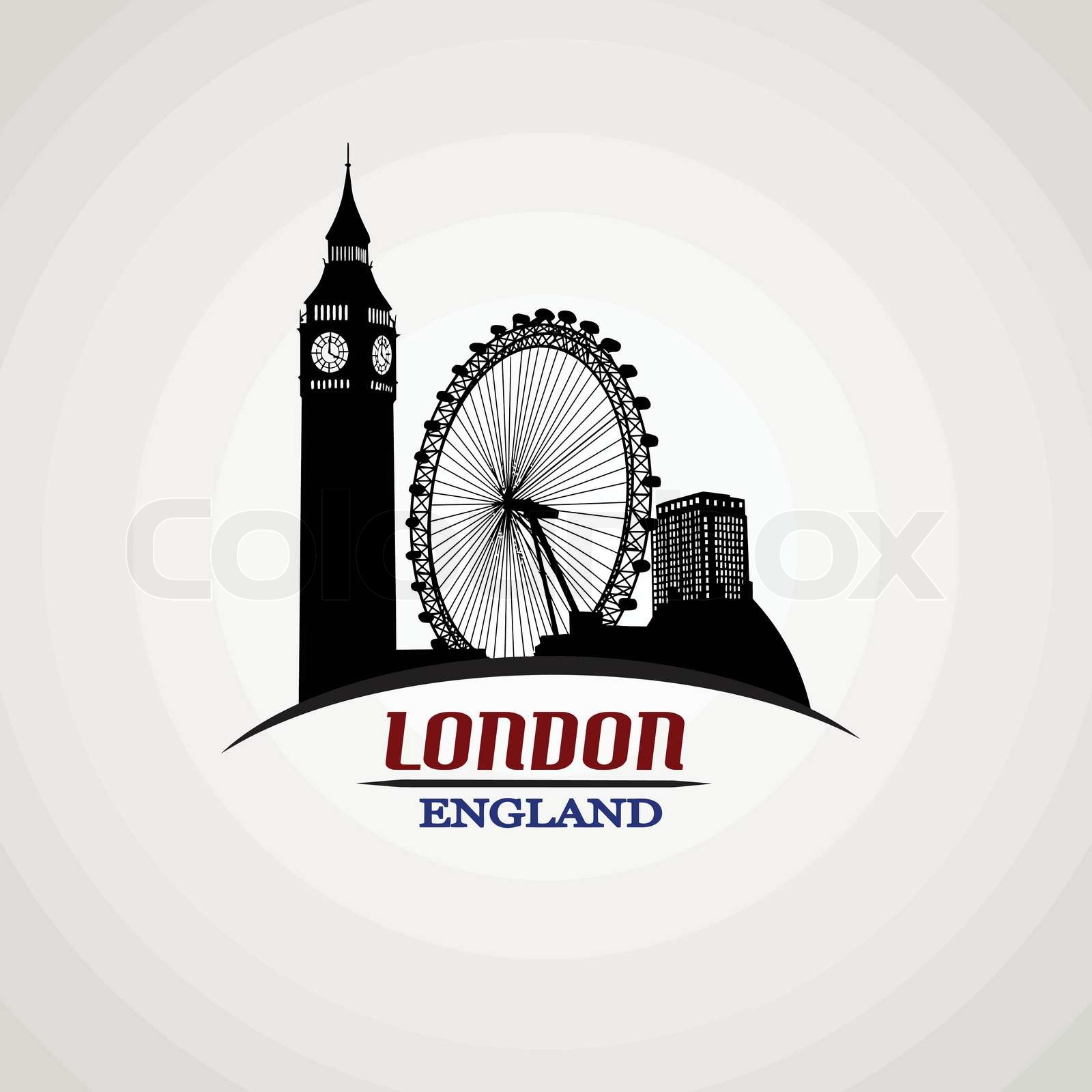 London poster | Stock vector | Colourbox