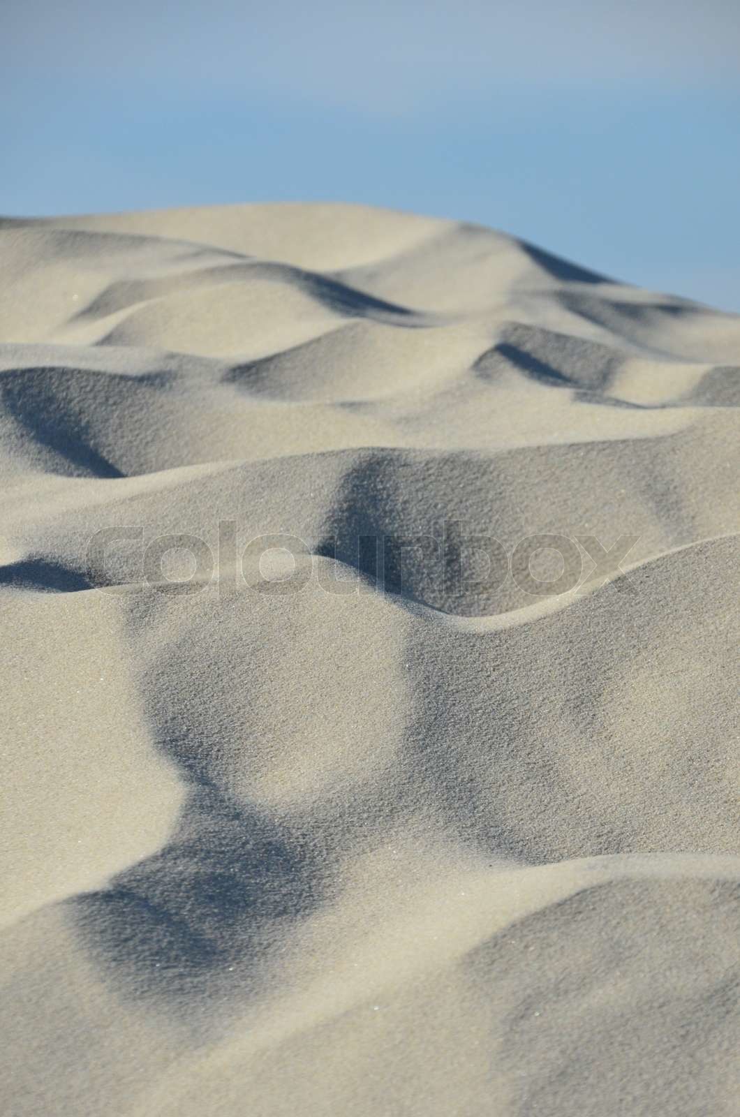sand klitter ved Vesterhavet i Danmark en sommerdag med solskin | Stock ...