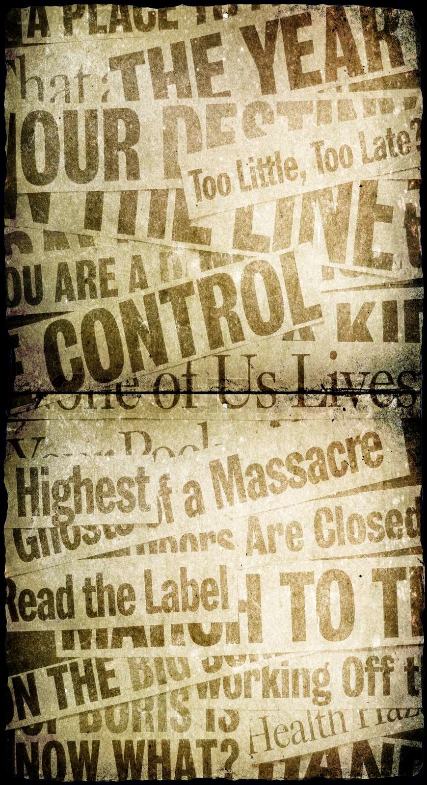 New paper Headlines | Stock image | Colourbox