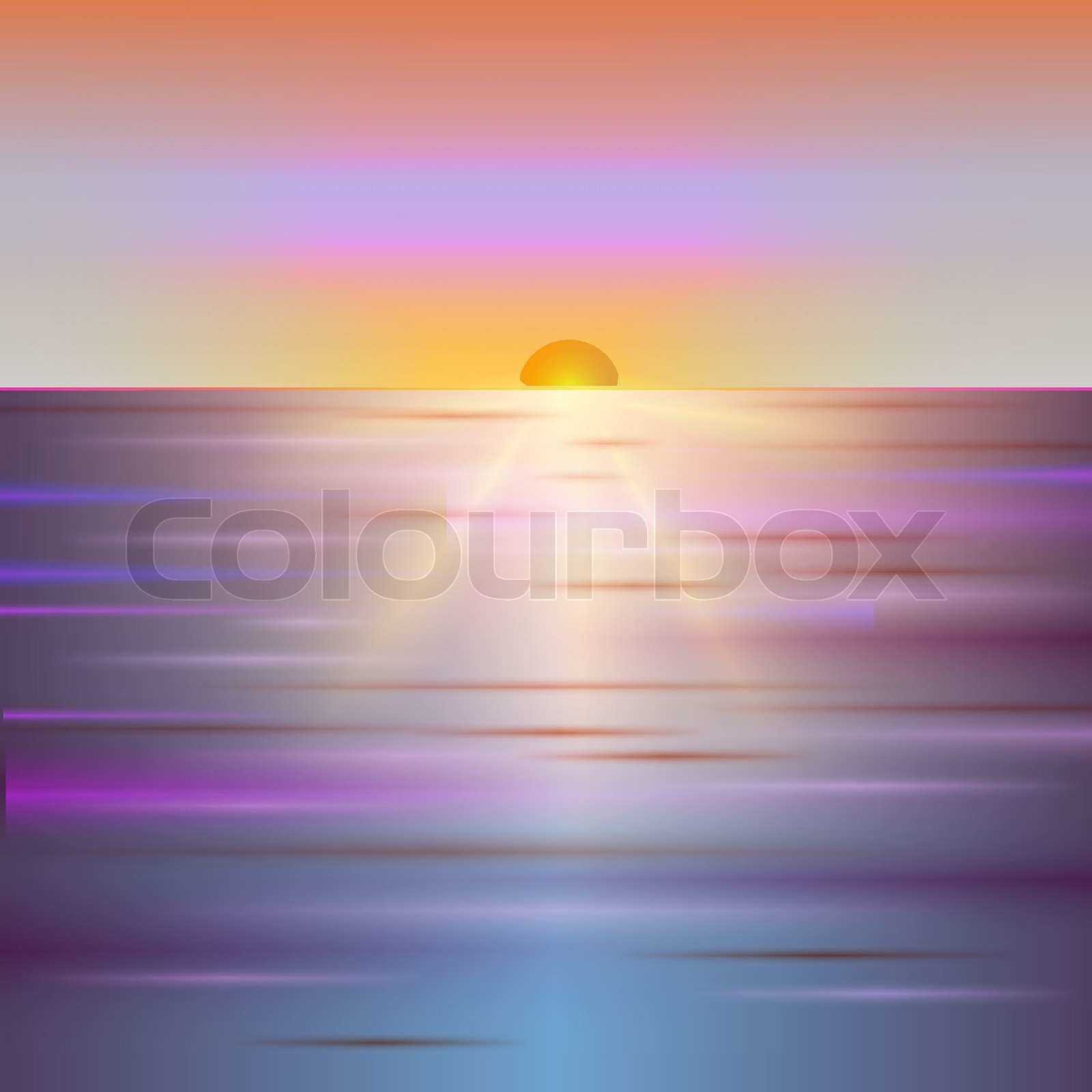 Sunrise | Stock vector | Colourbox