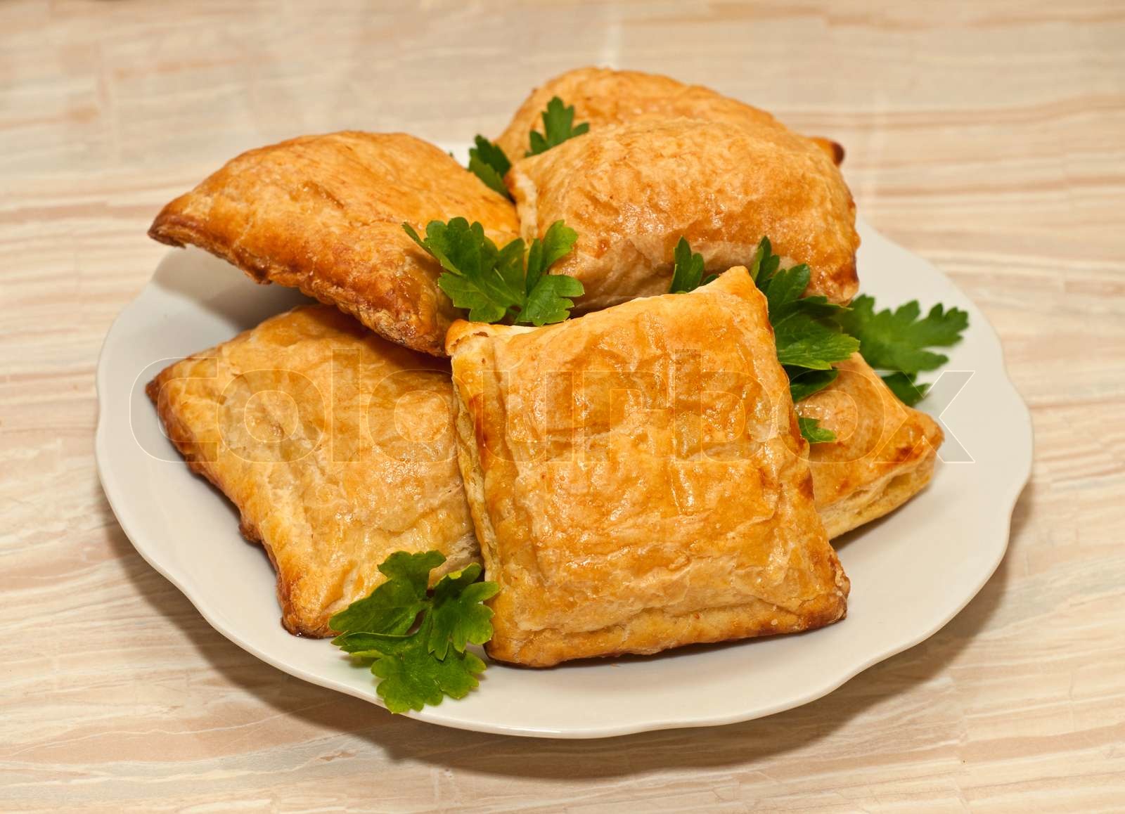 puff patty | Stock image | Colourbox