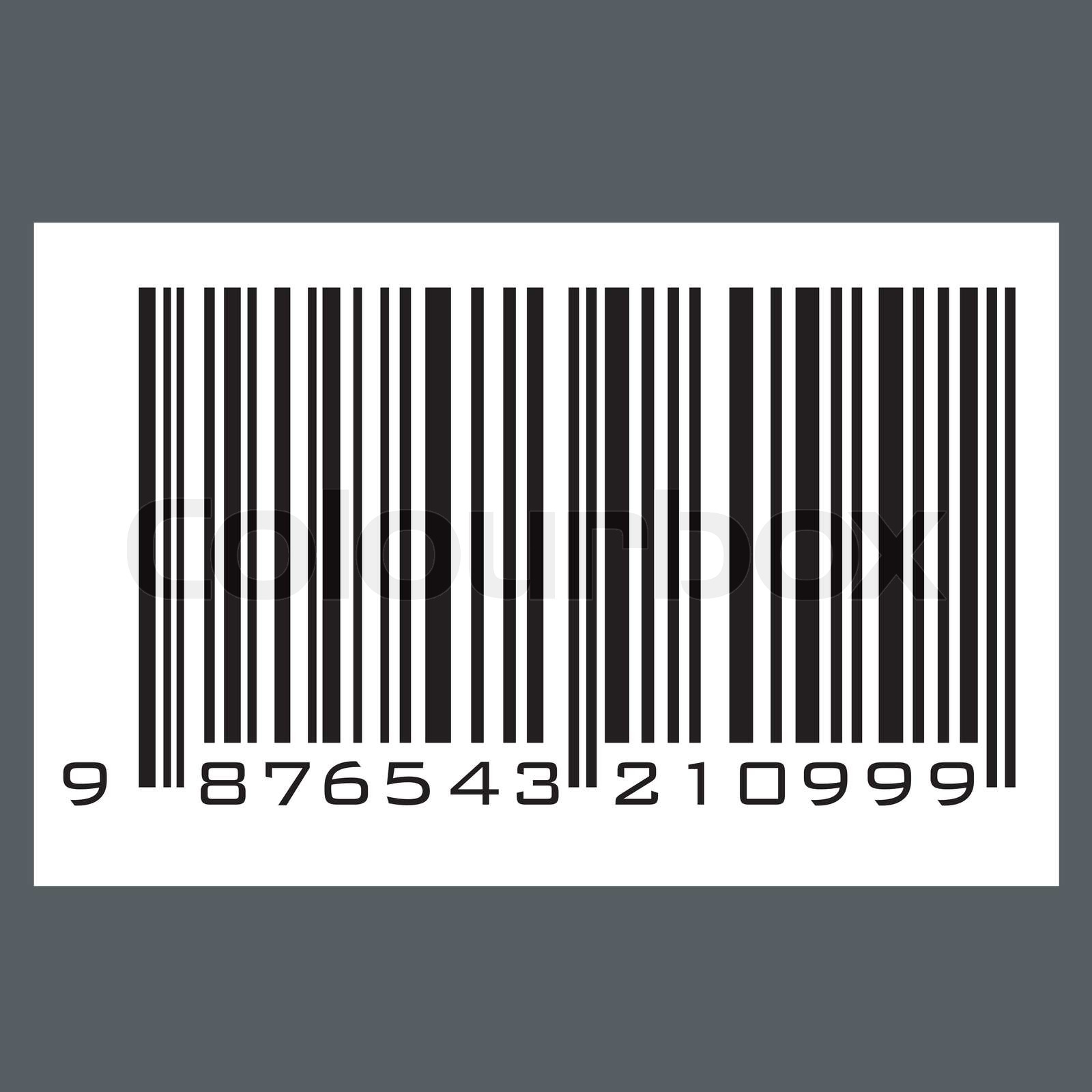 EAN-13 barcode | Stock vector | Colourbox