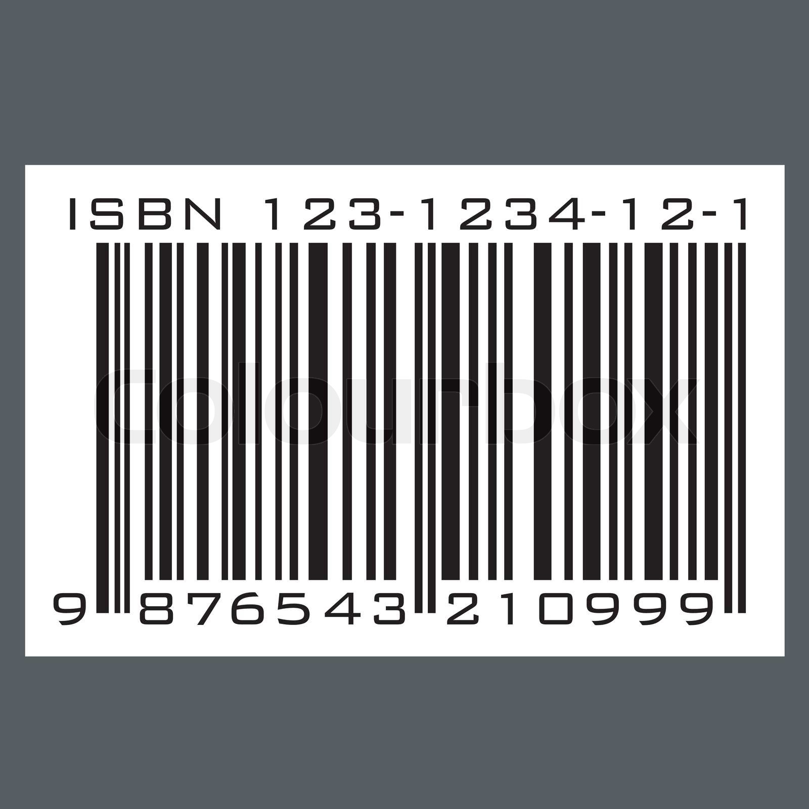 ISBN barcode | Stock vector | Colourbox