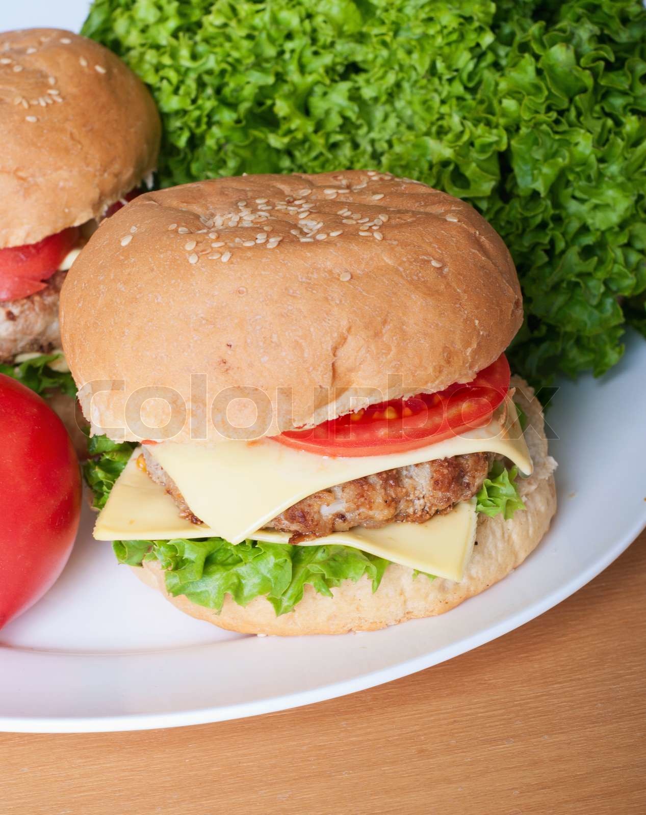 cheeseburger | Stock image | Colourbox