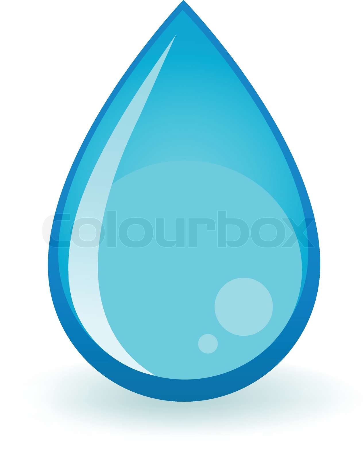 Wassertropfen | Stock-Vektor | Colourbox