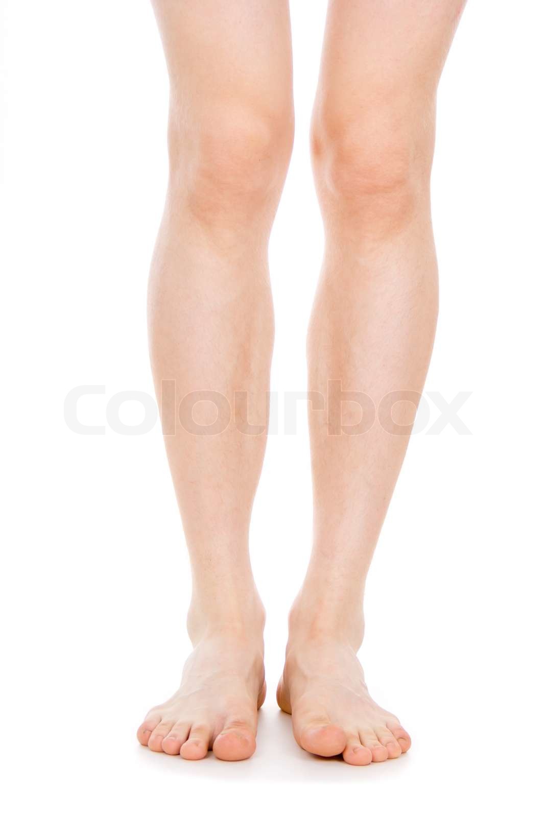 male feet | Stock image | Colourbox