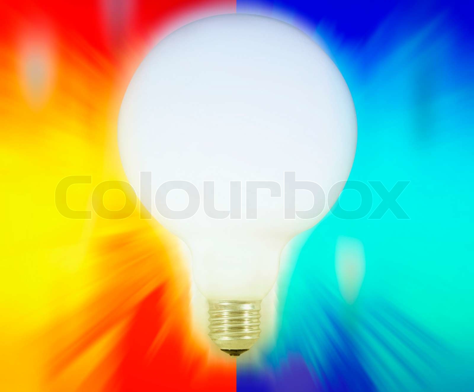 Falling bulbs | Stock image | Colourbox