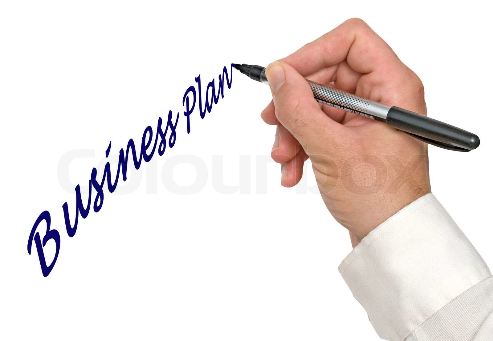 Writing business plan | Stock image | Colourbox