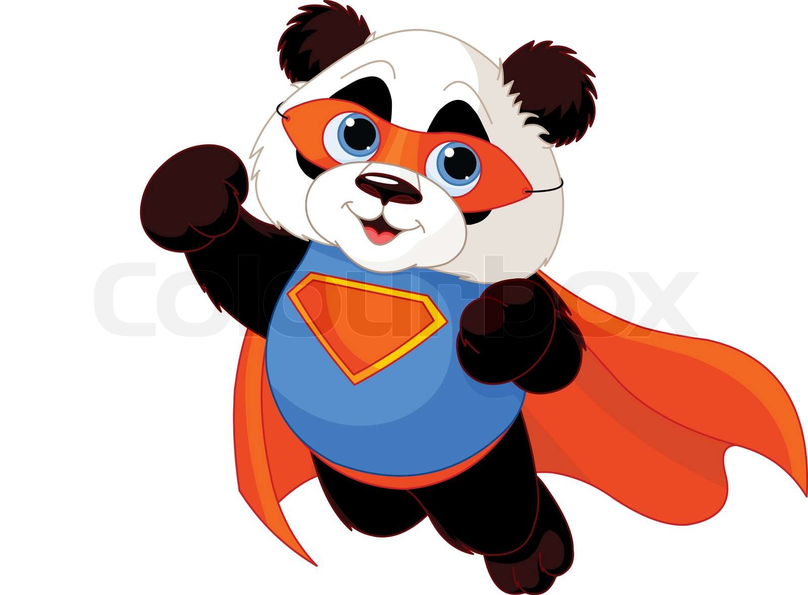 Super Panda | Stock-Vektor | Colourbox
