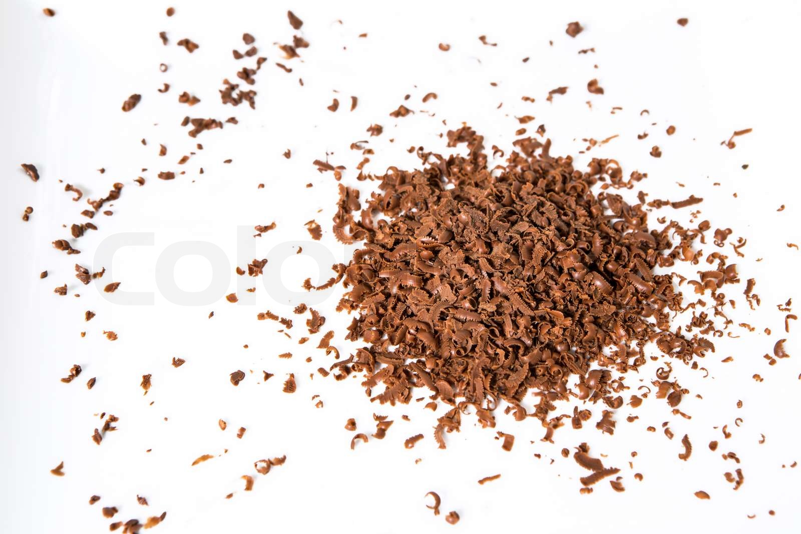 chocolate flakes | Stock image | Colourbox