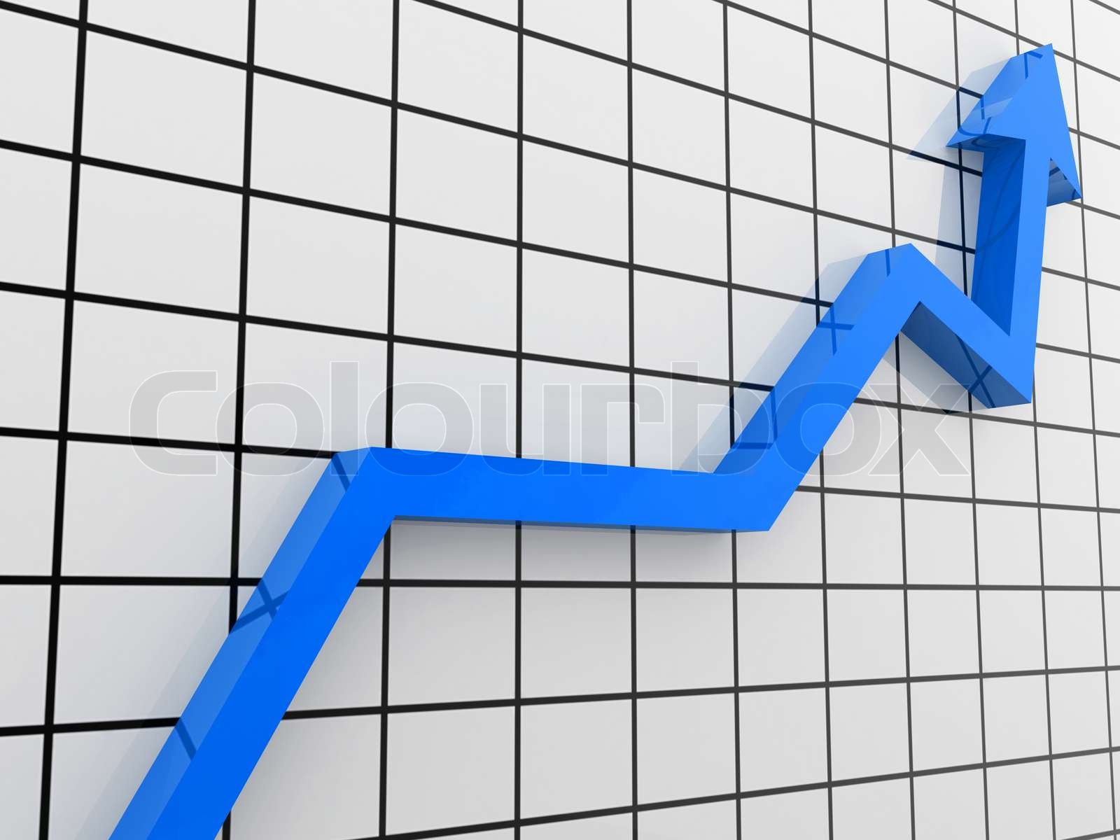 Arrow Graph | Stock image | Colourbox