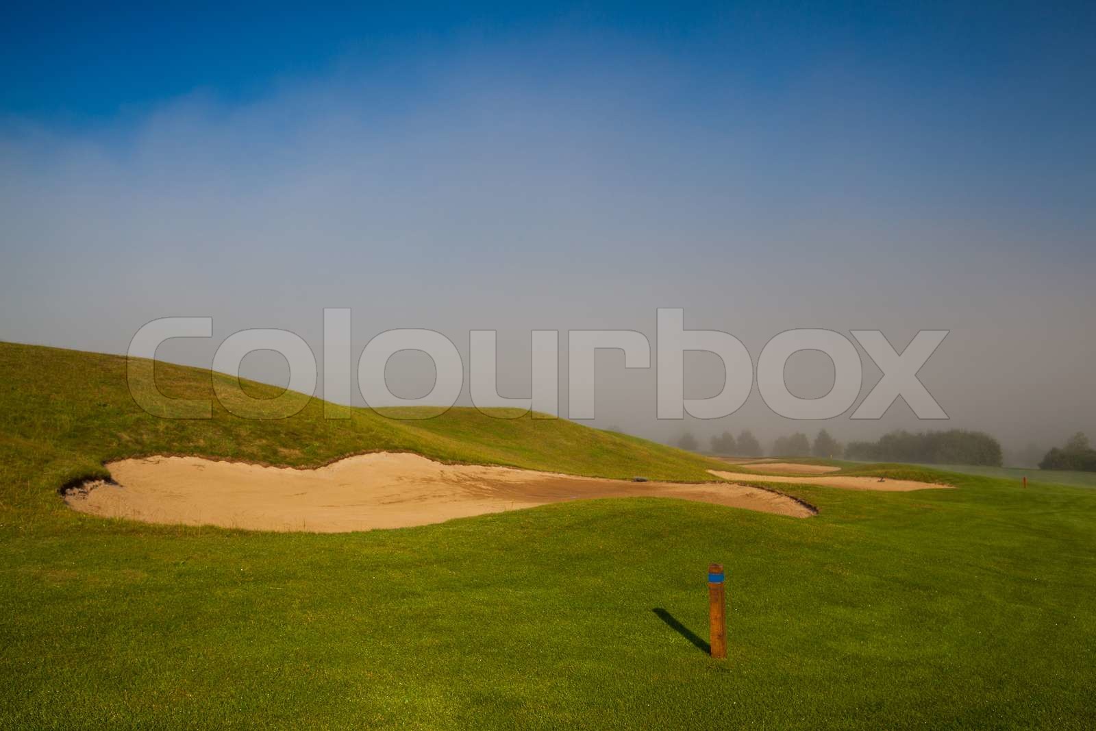 Summer on the empty golf course | Stock image | Colourbox